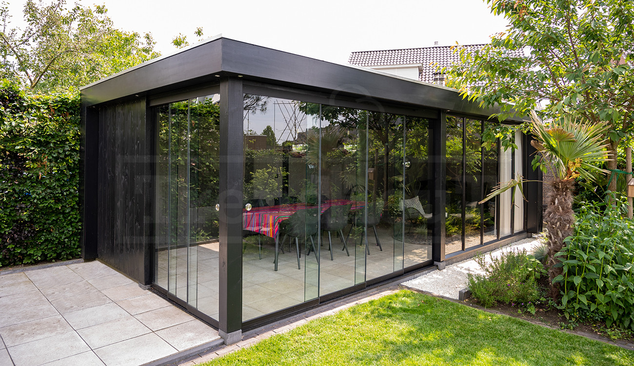 Verona Rechts 7500x4000 - Moderne overkapping / tuinkamer