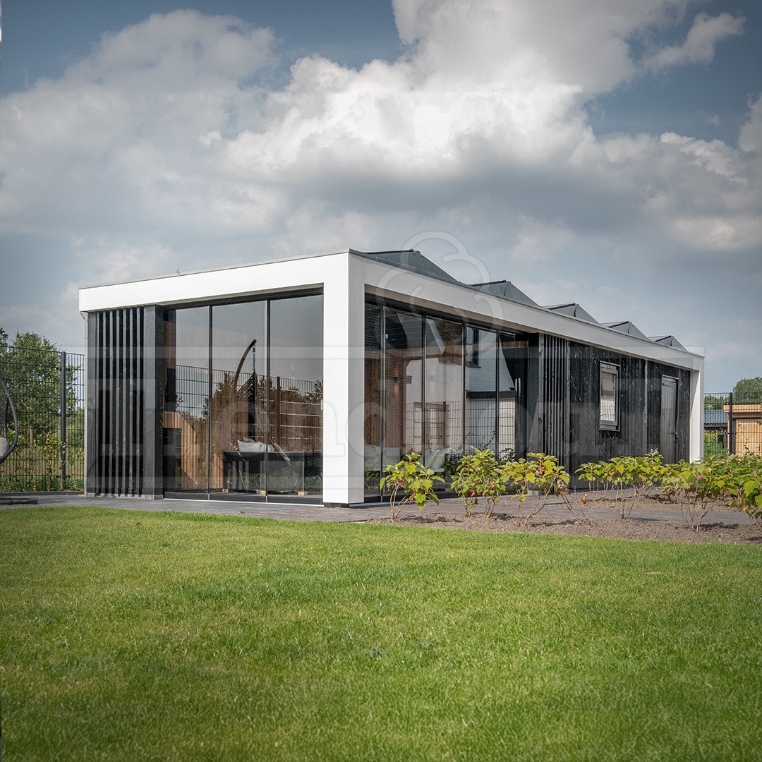 Trendhout - Verona | Luxe tuinoverkapping modern met glas